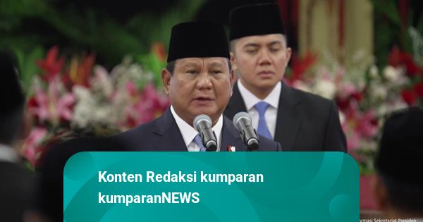 Mengapa Mayor Teddy Berdiri di Belakang Prabowo dan Tak Dilantik Bareng Menteri? | kumparan.com